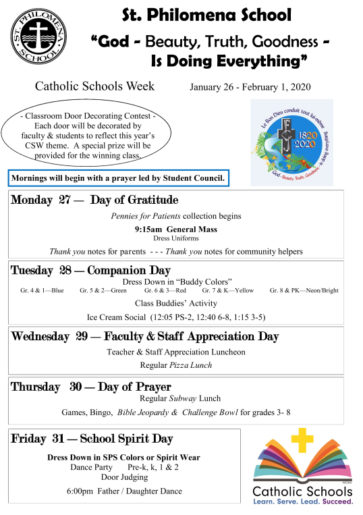 Celebrating Catholic Schools Week - Faithful Companions of Jesus